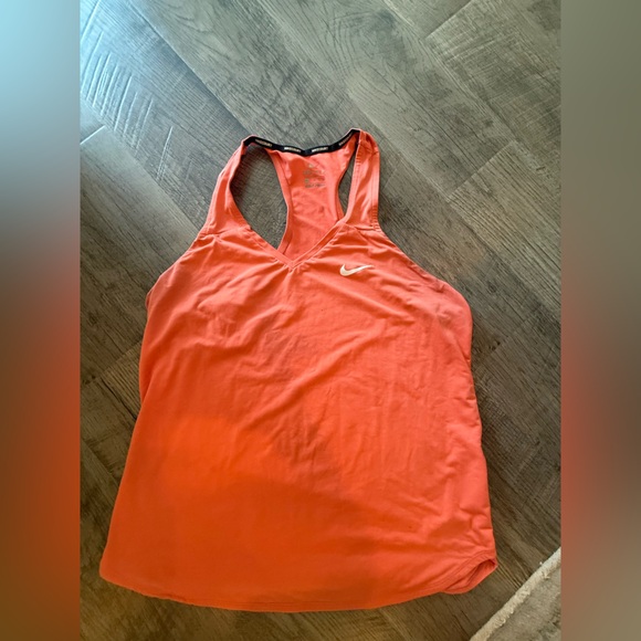 Nike | Tops | Nike Womens Bright Orange Tank Top | Poshmark